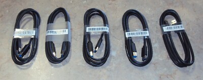 Dell USB 3.0 SuperSpeed A/B Upstream Genuine **OEM*** 6ft Cables Lot of ...