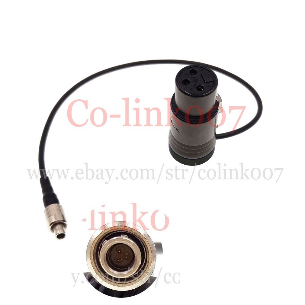 3-Pin Male to XLR 3-Pin Female Sennheiser SK2000 Transmitter Input ...