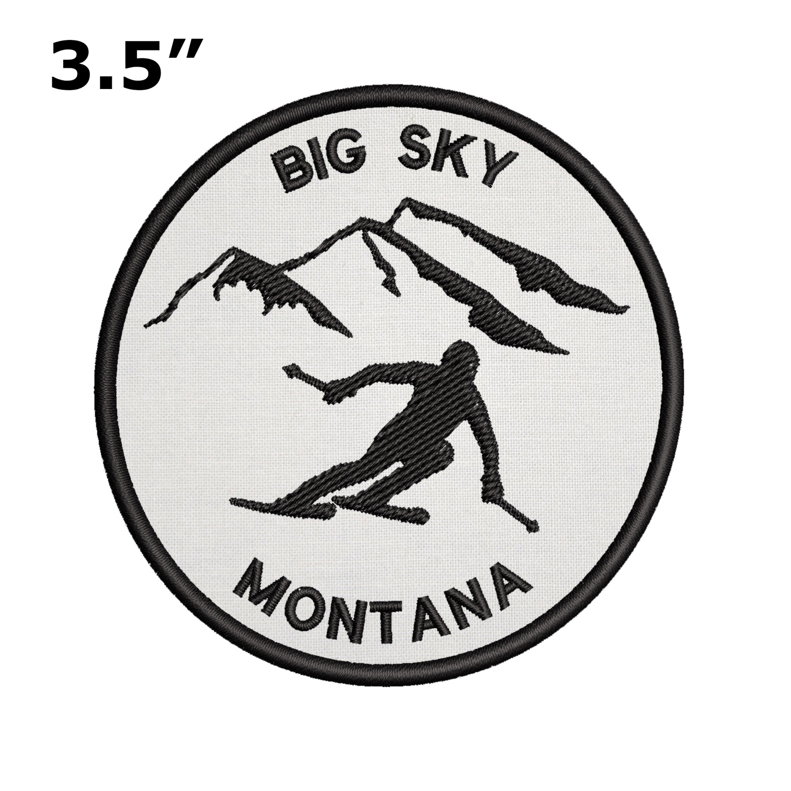 Big Sky, Montana Ski Resort Patch Embroidered Iron-on Applique Sports ...