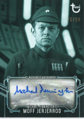 Star Wars Black & White RoTJ Auto A-MP Michael Pennington Moff ...