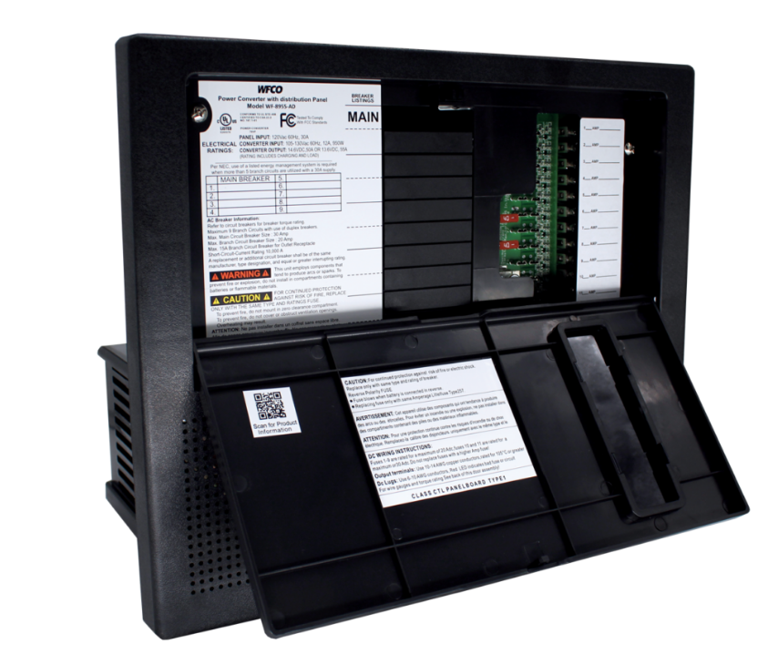 WFCO | WF-8955 PEC | 55 AMP Power Center/Converter/Charger | for RV and ...