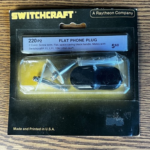 Vintage Switchcraft 220 P2 Flat Phone Plug In Box | eBay