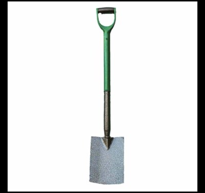 Heavy duty Ergonomic Garden Spade Stainless Steel Digging Spade Grey | eBay
