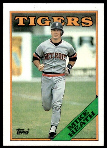 1988 Topps Baseball Card Mike Heath Detroit Tigers #237 | eBay