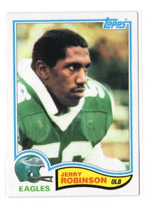 Football Card - 1982 Jerry Robinson 455 - Philadelphia Eagles Topps Vtg ...