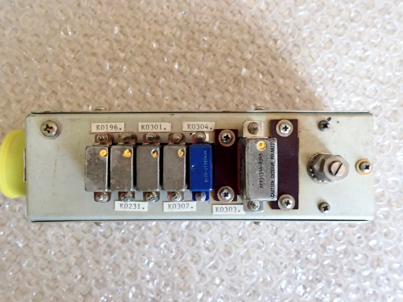 Embraer - Nose wheel Steering Relay Box PN120-27 361-001 - tagged ...