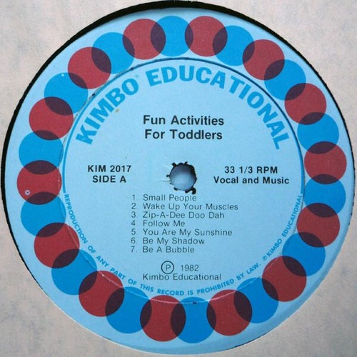 Laura Johnson (3) - Fun Activities For Toddlers 1982 LP Kimbo ...