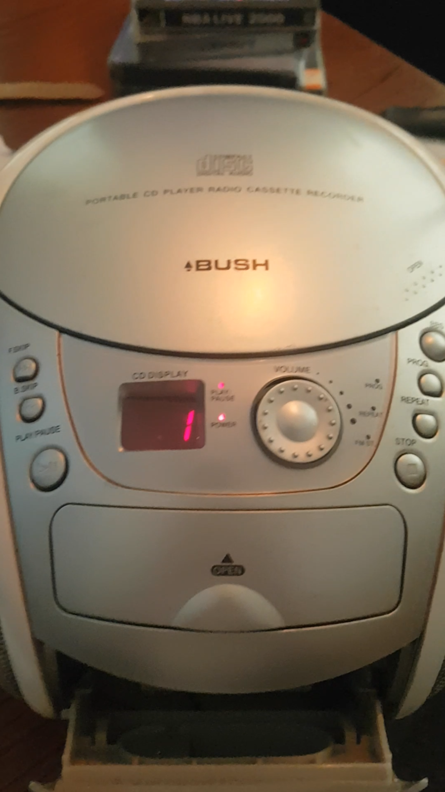 BUSH SCA06R Portable CD Radio Cassette Tape Player see pics FREEPOST ...