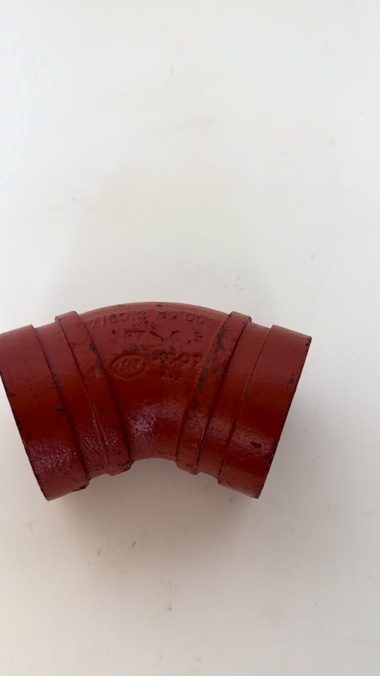 Victaulic FireLock 2″ Grooved 45° Elbow Sprinkler Fitting Style 003 ...