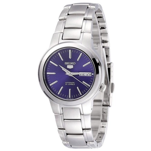 Seiko 5 SNKA05K1 21 Jewels Automatic Analog Blue Dial 30M Mens ...