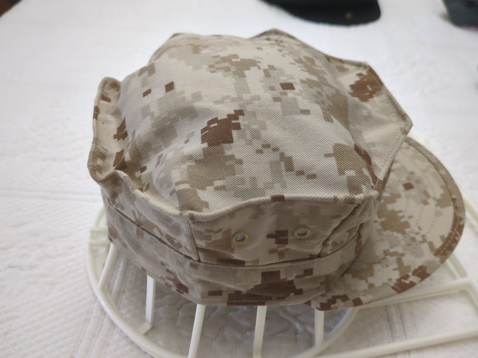 USMC Marine Corps Garrison Desert Marpat 8-Point Utility Cover Hat Size ...