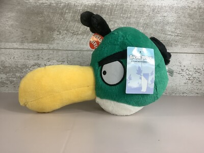 Angry Birds - Sound Works Toucan Hal Green Stuffed Plush Commonwealth ...