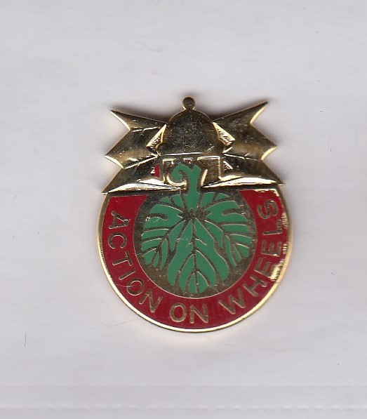 US Army 346th Transportation Battalion crest DUI badge clutchback V-21 ...