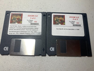DOOM 3-D Floppy Disk | eBay
