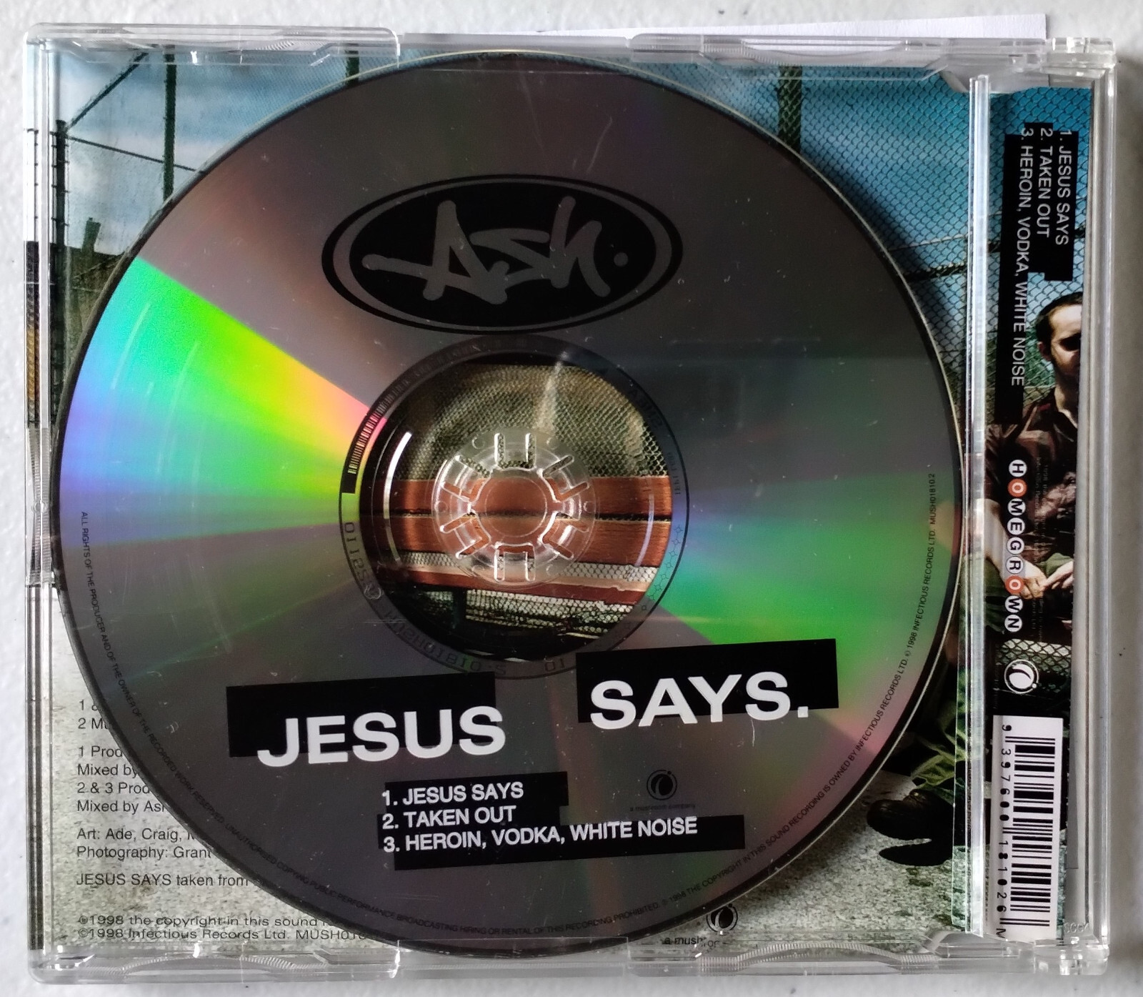 ASH - Jesus Says - CD Single - 7 remaining Collectors Editions to ...
