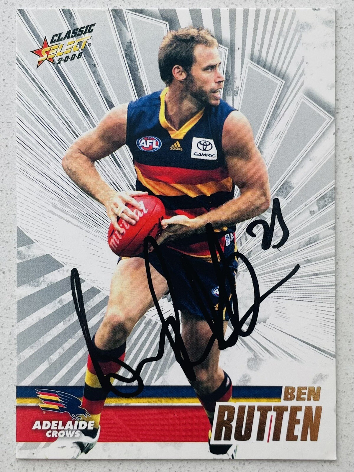 Ben Rutten Signed 2008 AFL Select Adelaide Crows | eBay Australia