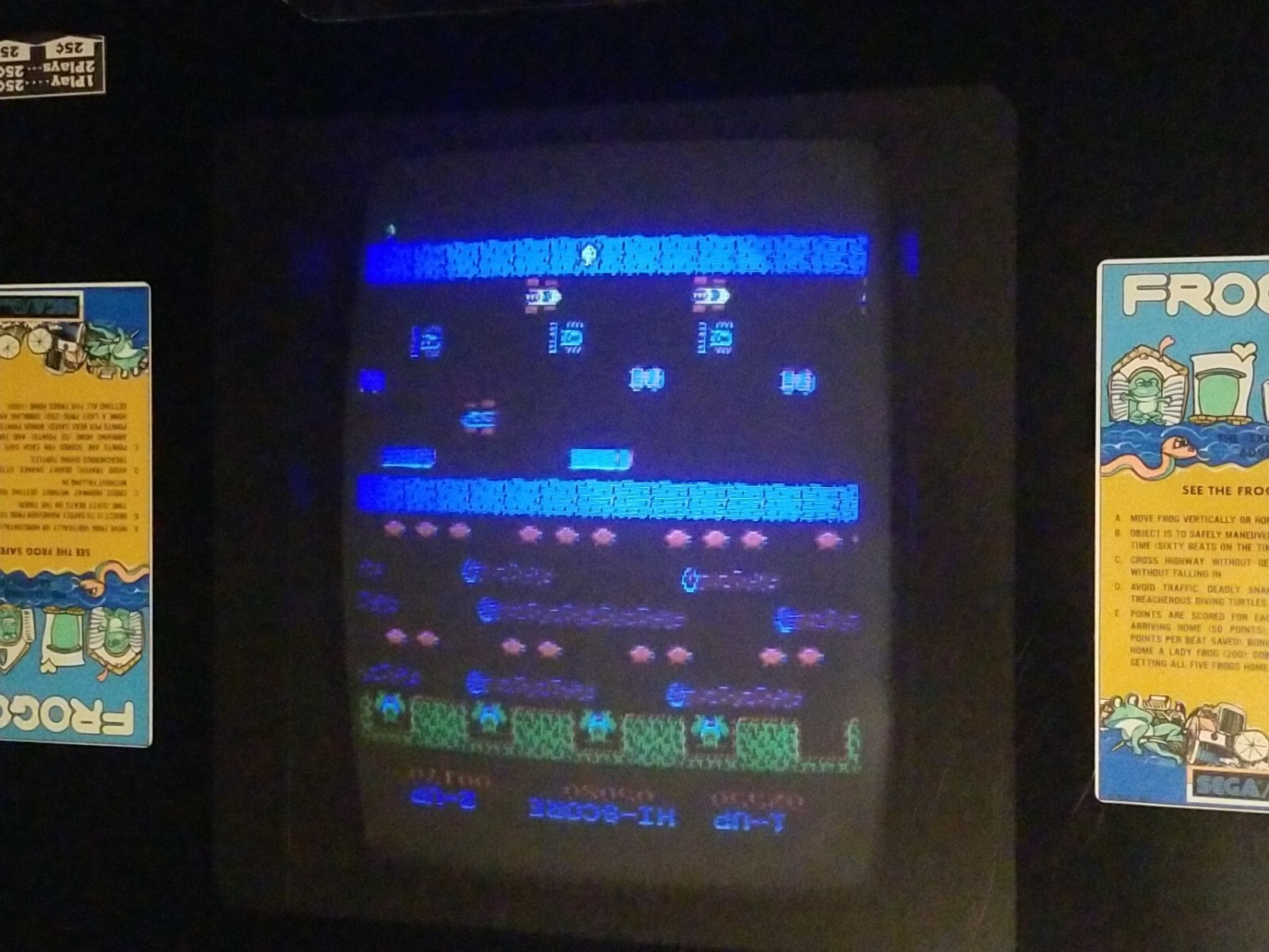 Frogger Cocktail Table Arcade Game Coin Op With Locks Keys Original ...