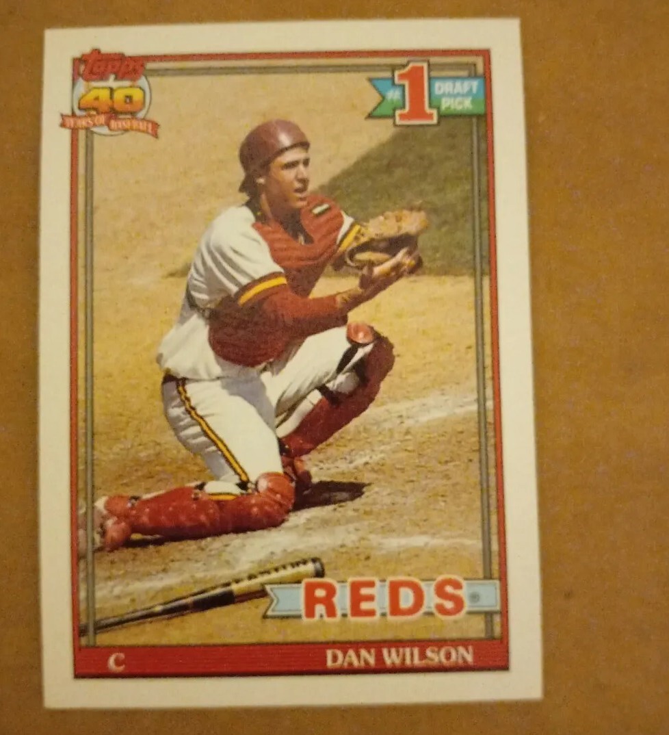 1991 Topps DAN WILSON Baseball Card #767. CINCINNATI REDS. | eBay