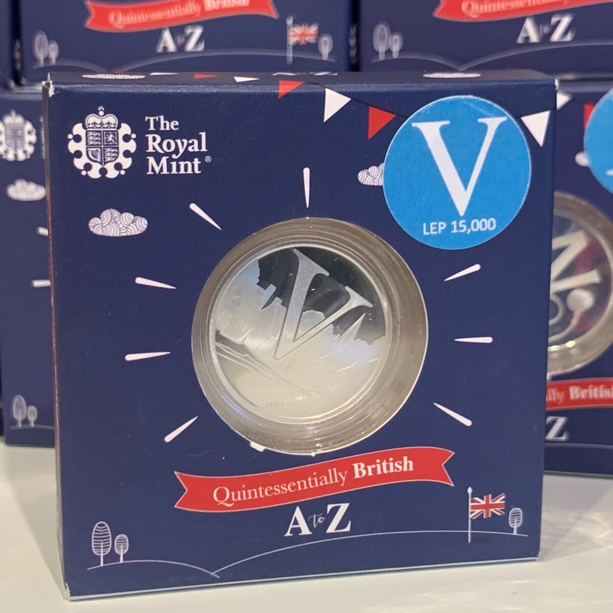 2018 10p Coins Silver Proof A-Z Royal Mint Alphabet Letters British ...