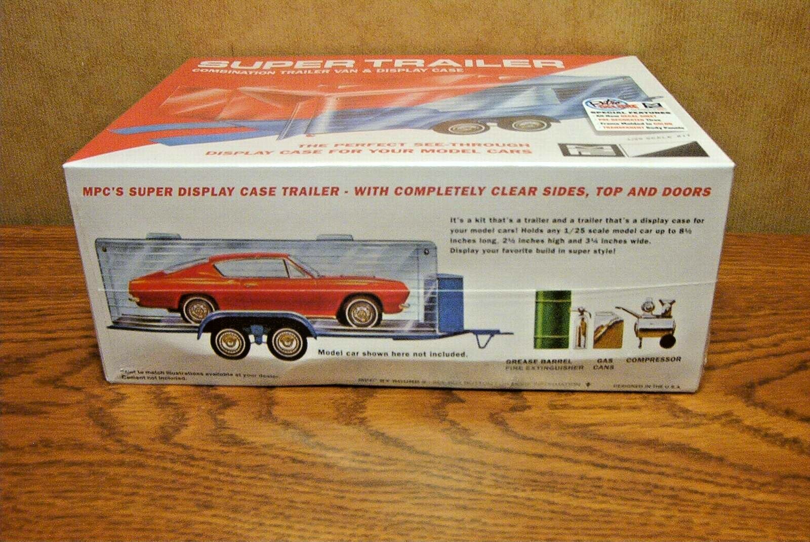 MPC SUPER TRAILER COMBINATION TRAILER VAN & DISPLAY CASE 1/25 SCALE ...