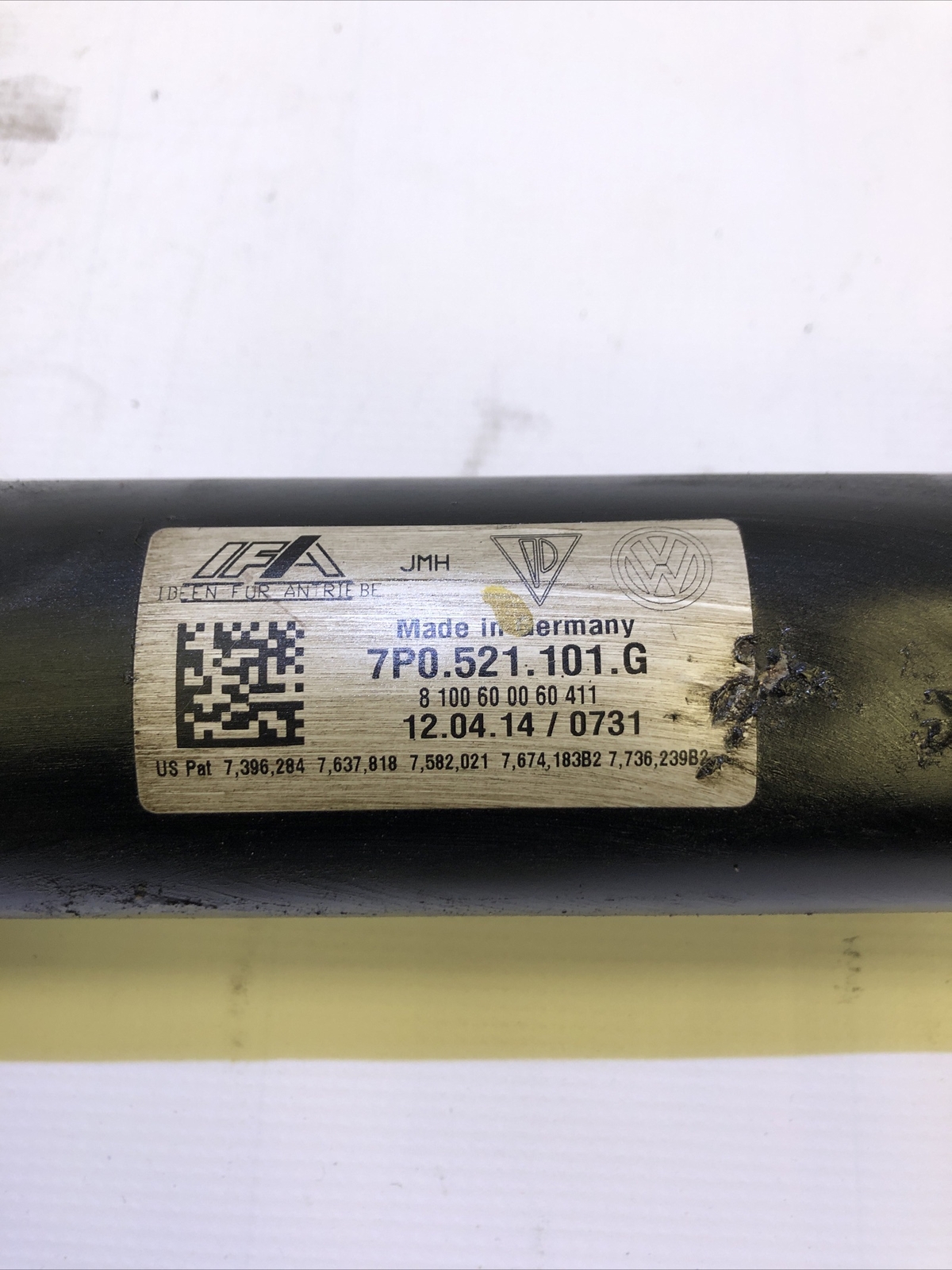 7P0521101G Transmission Front Volkswagen Touareg (7p5) V6 TDI 1038162 ...