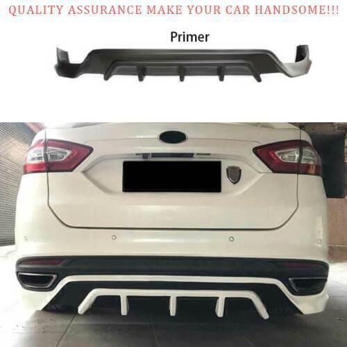 For Ford Mondeo Fusion 2013-2020 Primer Black Rear Bumper Diffuser Lip ...