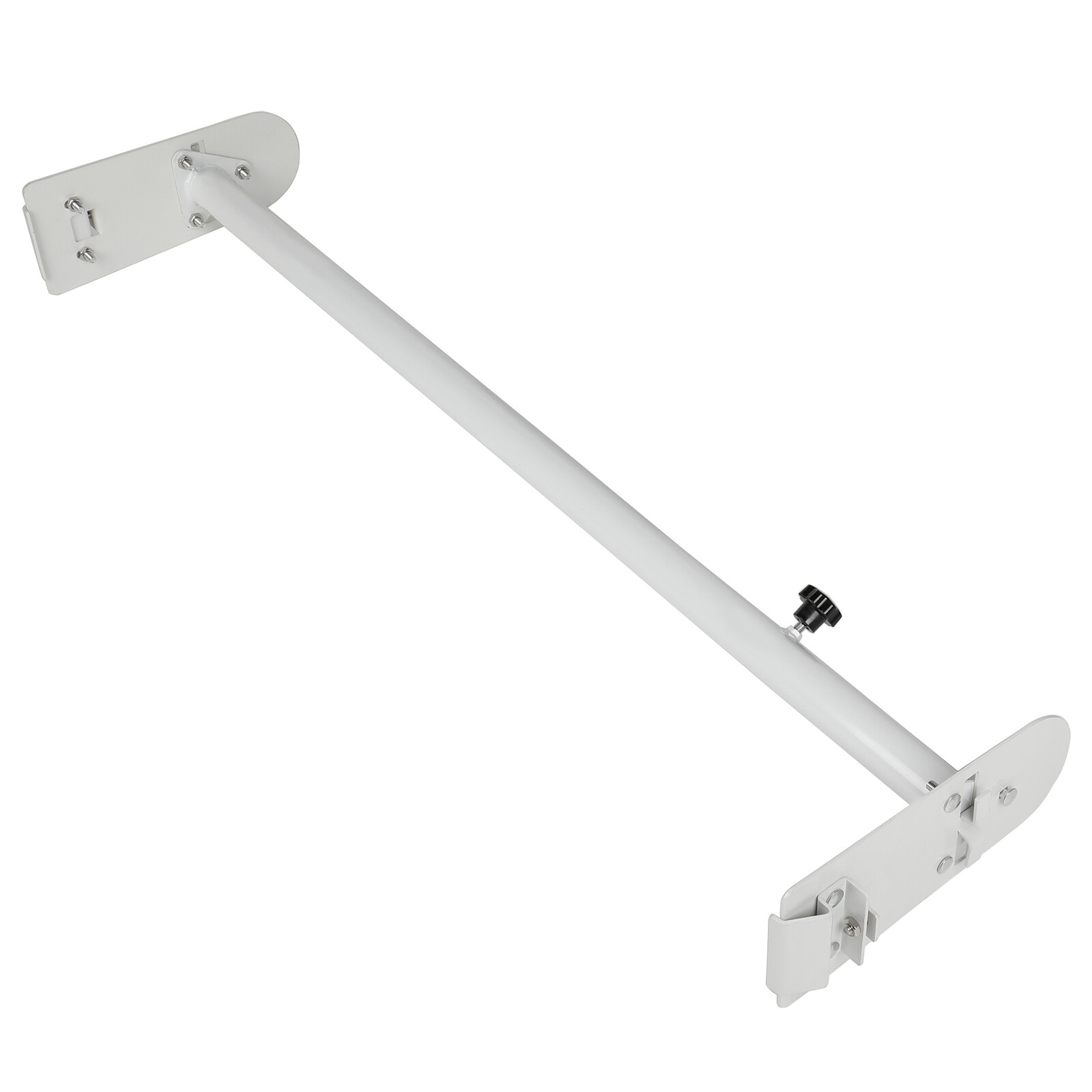 750lb VAN 3 Bar Van Roof Ladder Rack Heavy Duty Steel White CAR Top ...