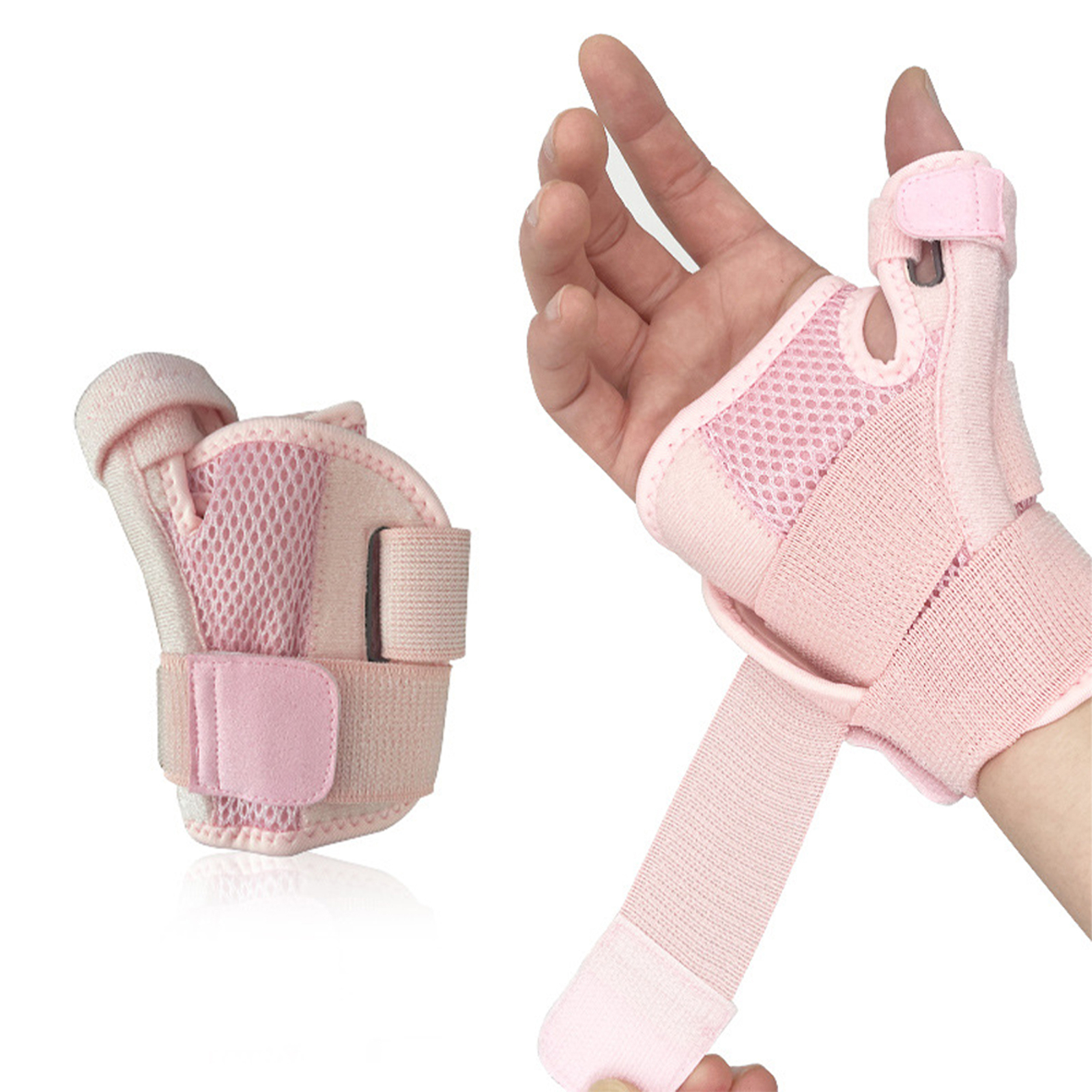 Splint Wrap With 3 Adjustable Straps Thumb Support Right Left Hand ...