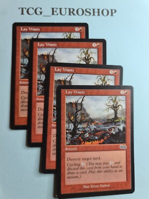 LAY WASTE ︎PLAYSET ︎URZA'S SAGA ︎1998 ︎ENGLISH ︎MTG ︎NM(-) #01.279 | eBay