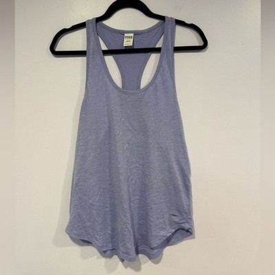 Purple racerback Victorias Secret PINK tank top size medium | eBay