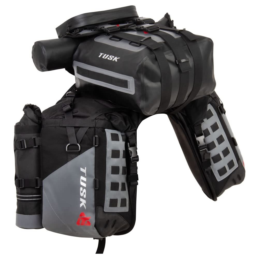 Tusk Highland X2 Rackless Luggage System w/SM Dry Duffel/LRG Bottle ...