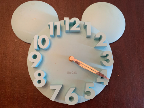 MEIDI CLOCK Modern Design Mickey Mouse Big Digit 3D Wall Clock Home ...