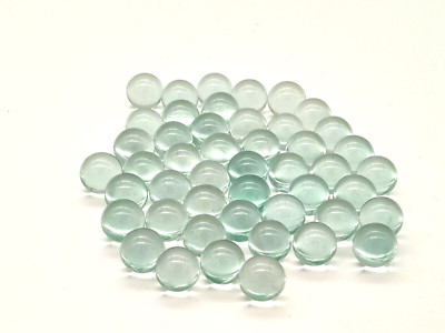 100 Murmeln Klar, leichtes blau ca. 9mm aus Glas, Glasmurmel, Glaskugel ...
