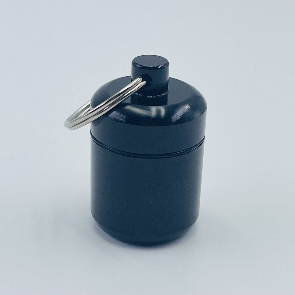 Mini Waterproof Aluminum Alloy Pill Box Case Bottle Holder Container ...