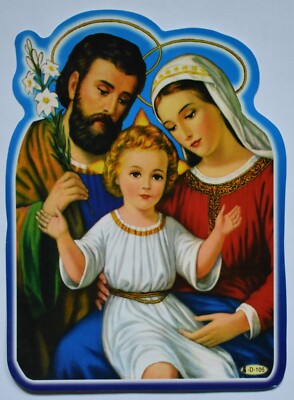Christian Window Sticker * HOLY FAMILY * 8.8cm x 11.9cm (D-105) Double ...