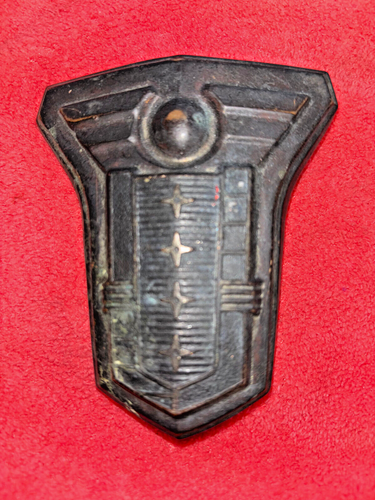 1949 MERCURY STATION WAGON EMBLEM USED CONDITION PEGS ON BACK INTACTED ...