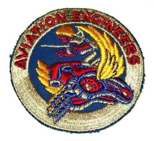 ORIGINAL EMBROIDERED TWILL WW2 AAF AVIATION ENGINEERS POCKET PATCH, #2 | eBay