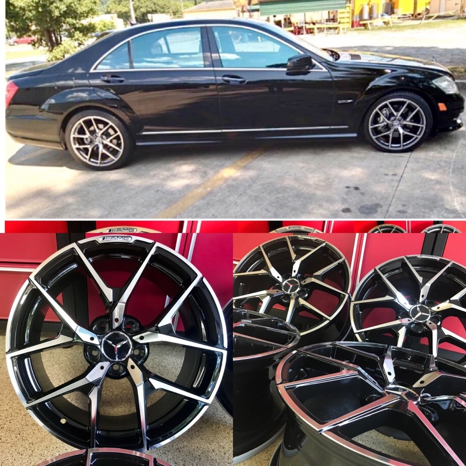 MERCEDES BENZ 20 INCH NEW RIMS WHEELS 20/8.5 20/9.5 FITS S550 S400 S450 ...