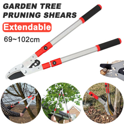 Extendable Telescopic Tree Pruner Garden Branch Cutter Lopper Heavy ...
