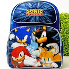 Sonic the Hedgehog Boys School Backpack Large 16" Bag Tails Shadow ...