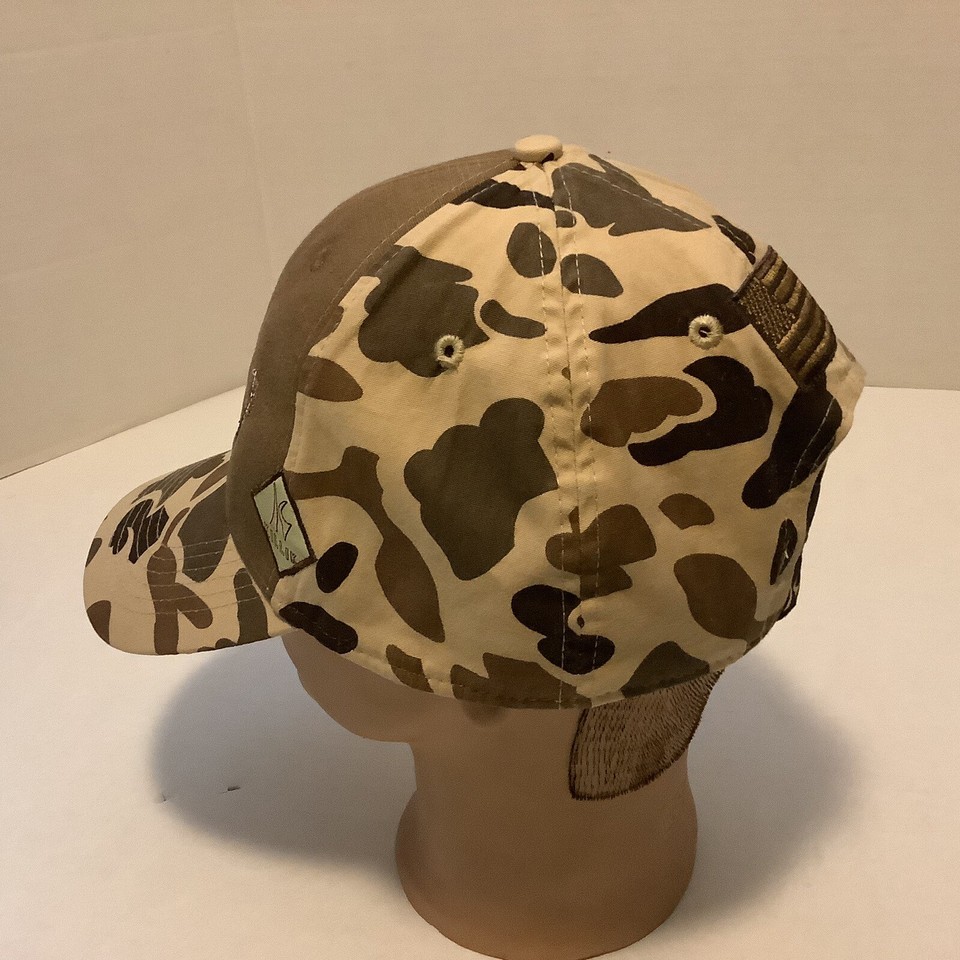 Killik Hunting Hat Camo Pronghorn & Buck Head Deer, Flag Logo, Rare ...