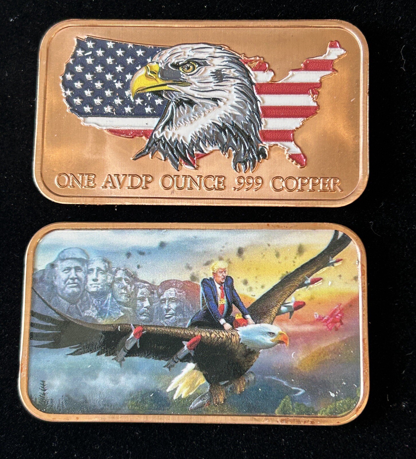 1 oz Copper Bar Trump Riding An eagle Named freedom Buy Multiple And ...