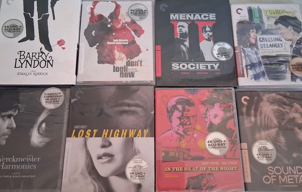 Lot of 8 Criterion Collection films 4K UHD + Blu-ray BRAND NEW | eBay