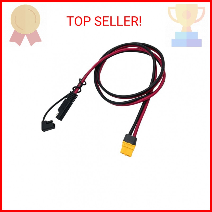 SAE to XT60 Connector Cord 12AWG Wire Extension Cable for Solar ...