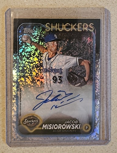 Jacob Misiorowski 2024 Topps Pro Debut SP Sparkle Autograph RC /199 ...