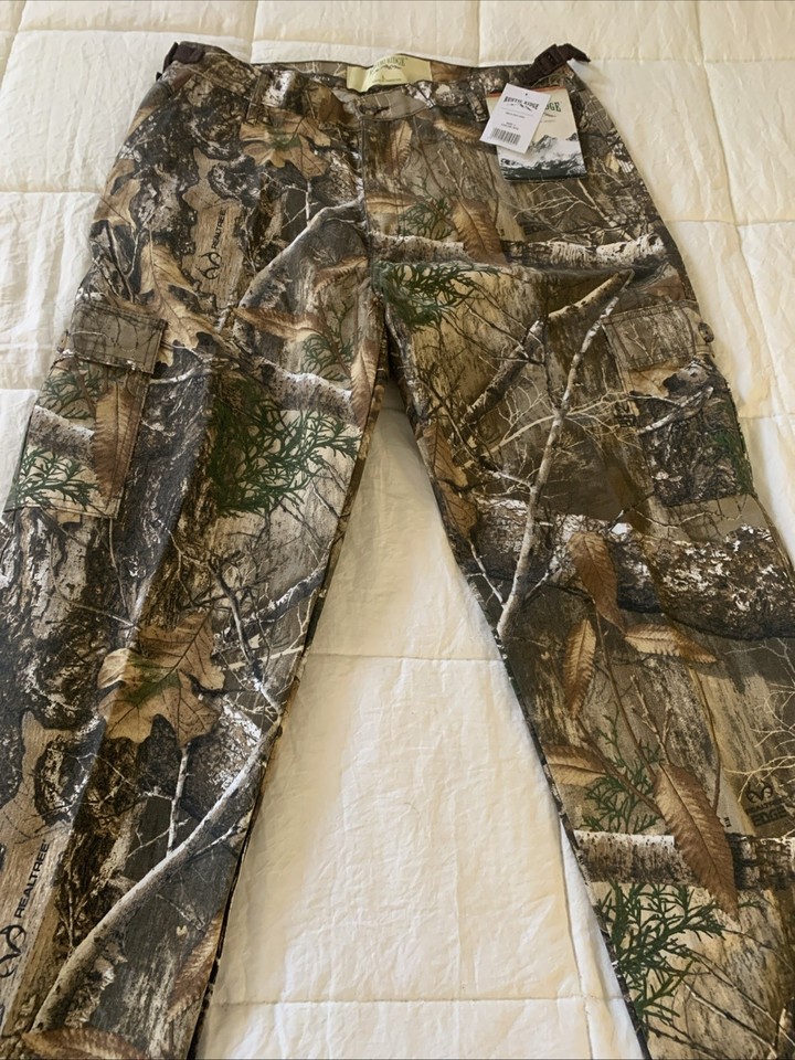 Rustic Ridge Men’s NEW Real Tree Edge Camo Hunting Cargo Pants Size ...
