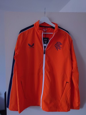 Glasgow Rangers MENS Castore M Orange Jacket LIGHT WEIGHT | eBay UK