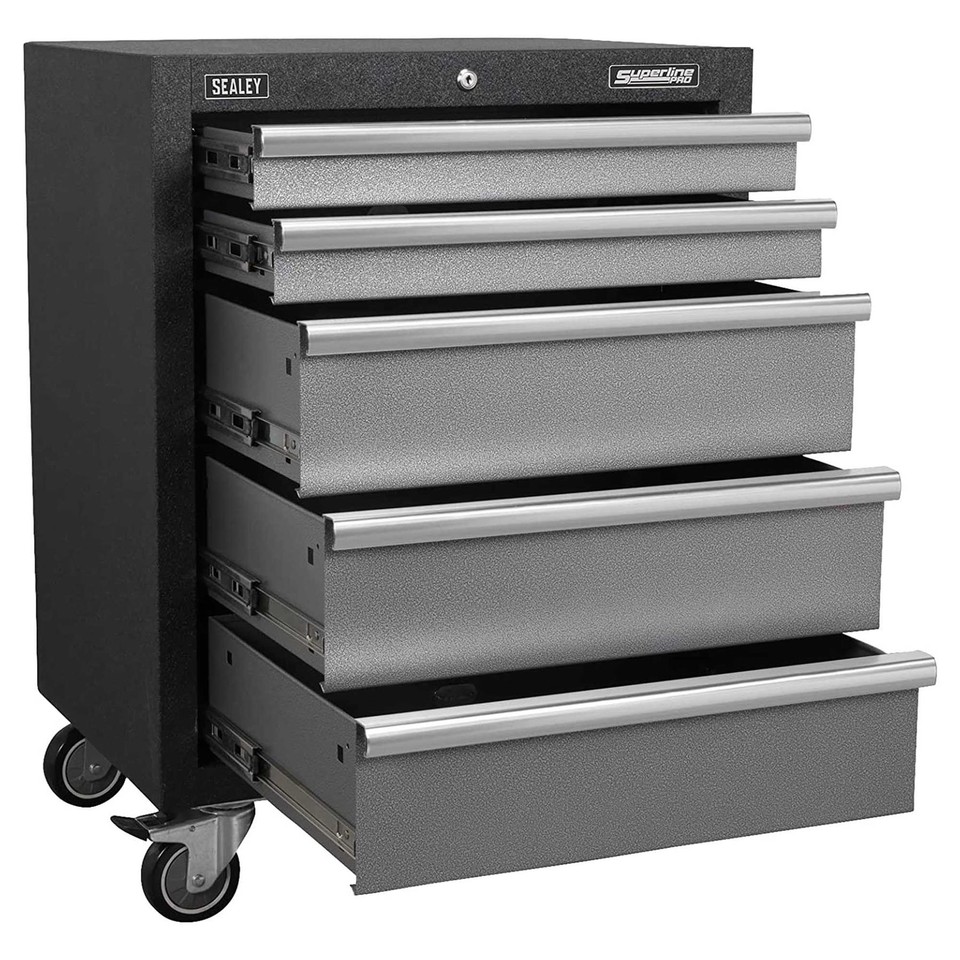 Sealey Superline Pro MSS Stainless Steel Worktop Storage System 4915mm ...