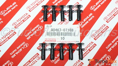 Toyota 4runner Camry MR2 Spyder Tacoma Genuine Clip Pack of 10 90467 ...