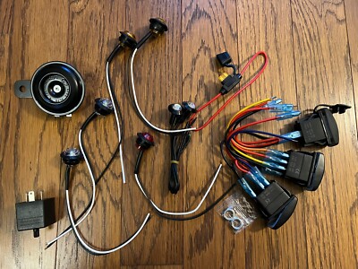 Rocker Switch Universal Turn Signal Street Legal Led Light Kit for SXS ...